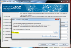 Huawei iManager U2000 NMS Setup - GPON Solution