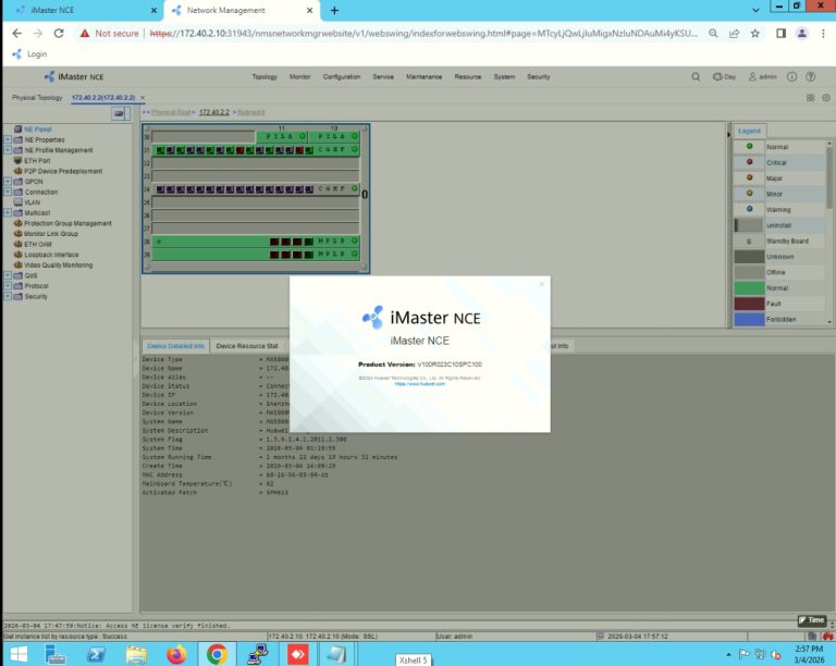 iMaster NCE-Fan Lite NMS install for GPON - GPON Solution